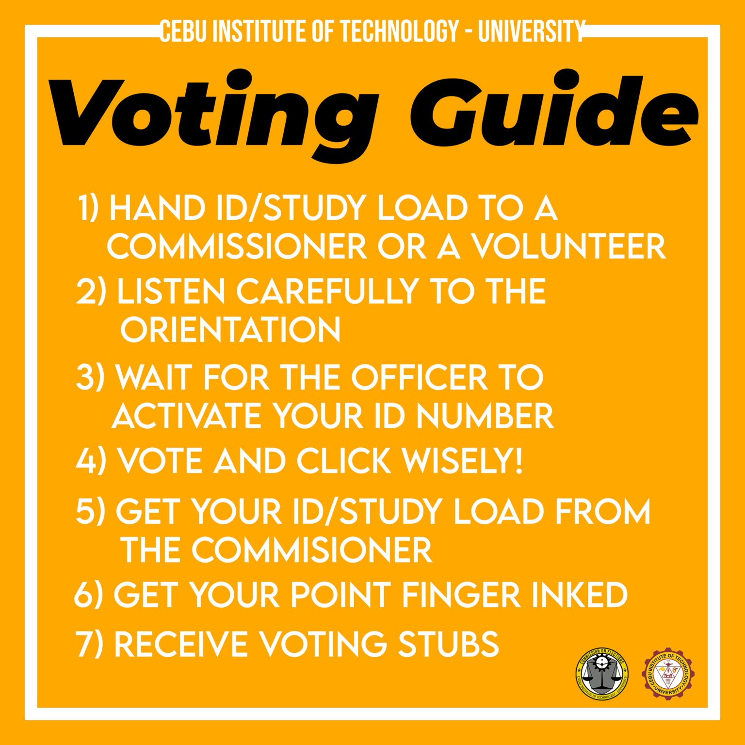 Get Involved! Vote Now! - SAVE of CIT University
